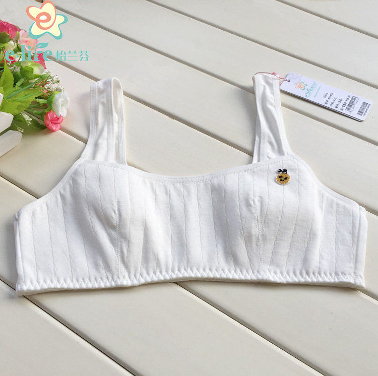 Купить Бюстгальтер 2件包邮 怡兰芬新品 纯色薄款少女文胸学生发育期内衣棉质小背心 Yilan Fen в интернет ...