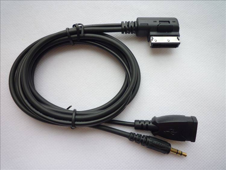 Find Music 3.5mm jack + USB AUX Interface AMI MDI Cable Adapter for ...