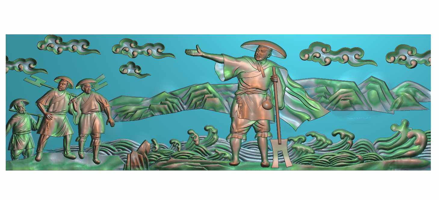 Купить Датун резной Дагу вода дракона резной Графа Daishu. фреска jdp ...