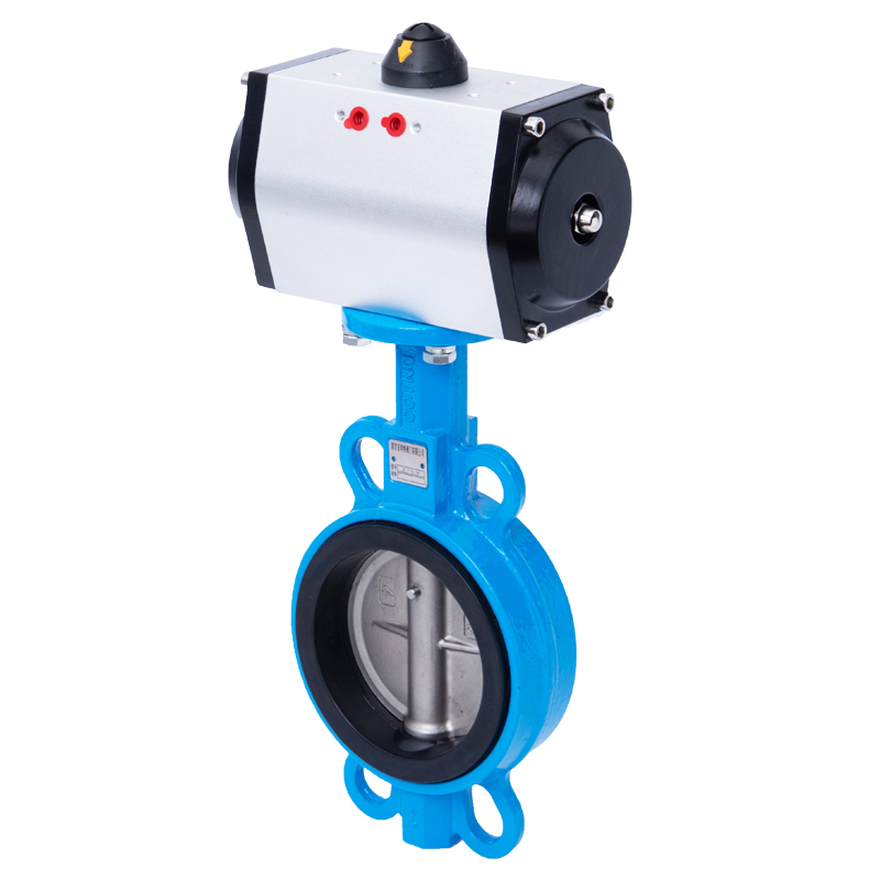 Pneumatic butterfly valve pneumatic valve D671X pneumatic wafer butterfly valve ball mill ...