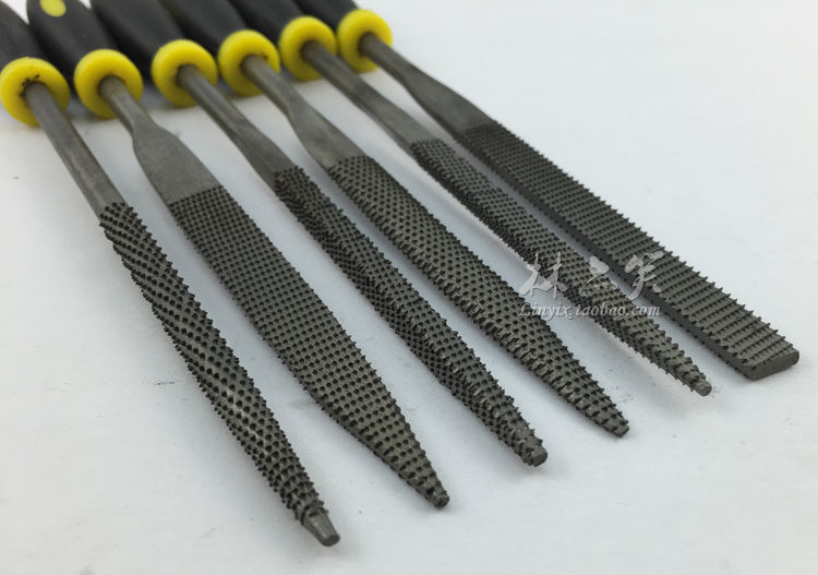 6件套什锦木锉 红木锉刀 硬木锉/木雕/细齿 毛锉 木工锉刀180*5mm-阿里巴巴