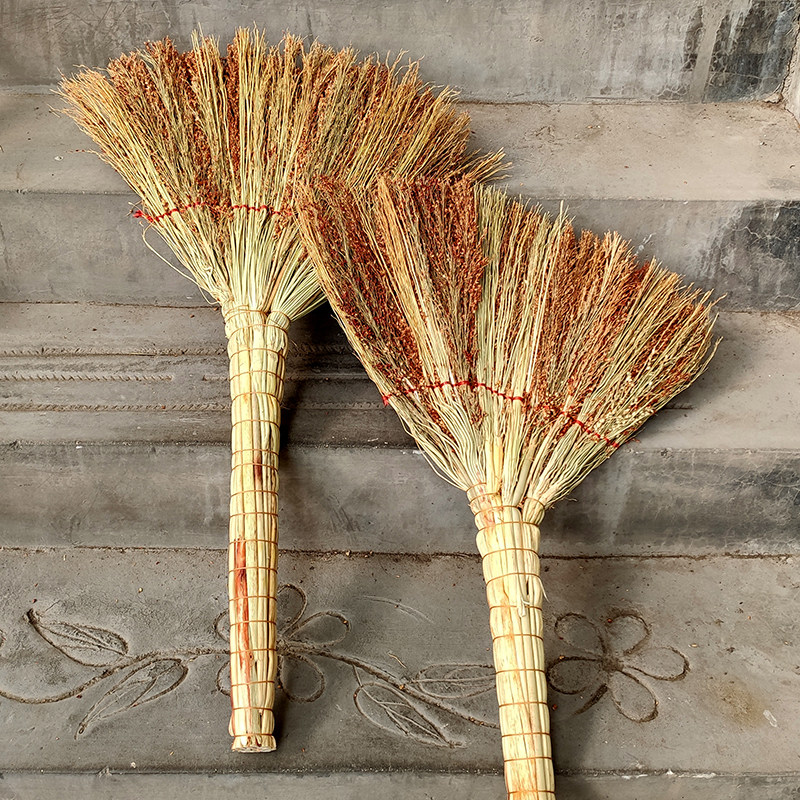 Broom Single Household Old-fashioned Sweeping Broomstick Hair-free ...