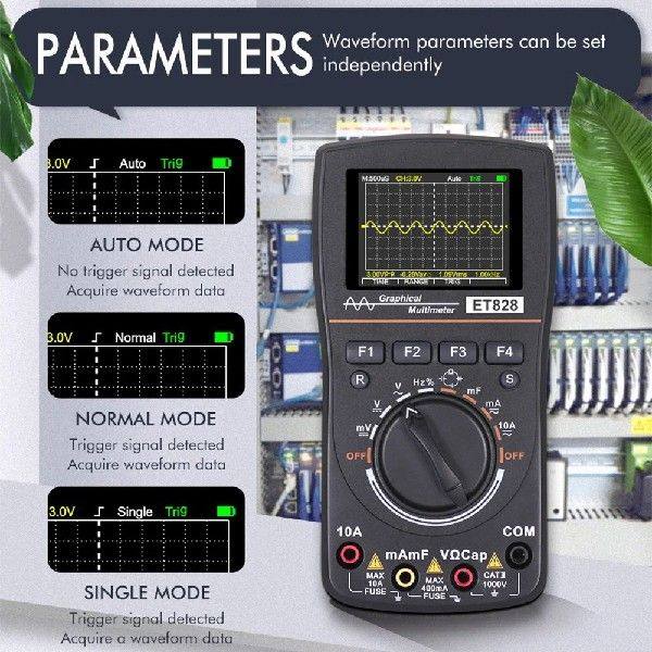 Купить ET828 3 in 1 Digital Oscilloscope Multimeter Transistor в ...