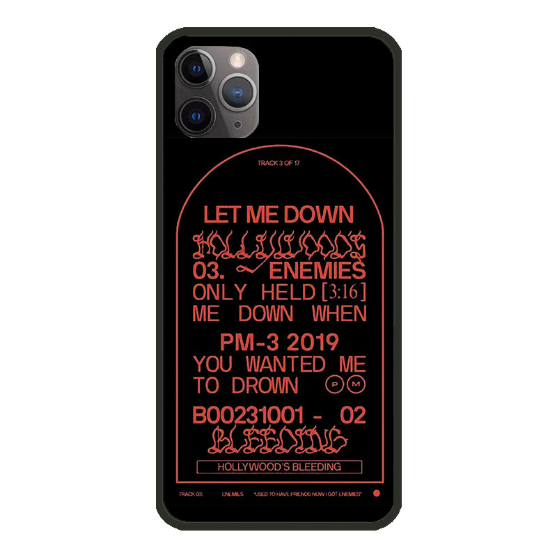 Post Malone Hollywood's Bleeding Phone Case 12 pro Max | Thisshop